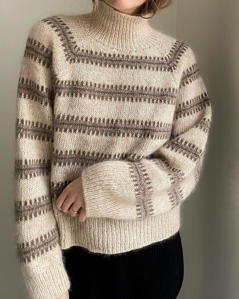 Norma Sweater Raw White – Tøndering Strik